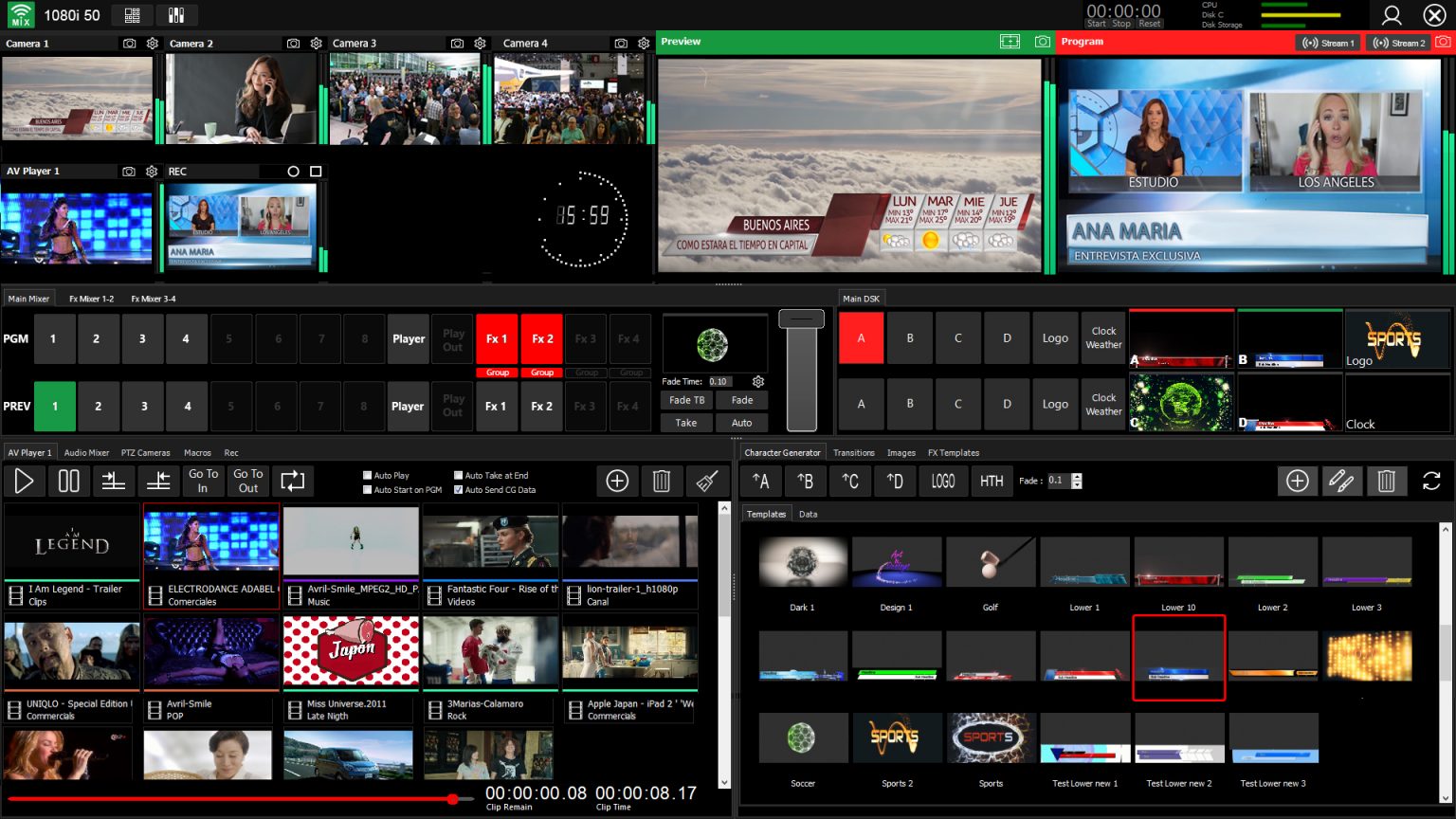 STREAM MIX – Video5 Technology in Broadcast Automation